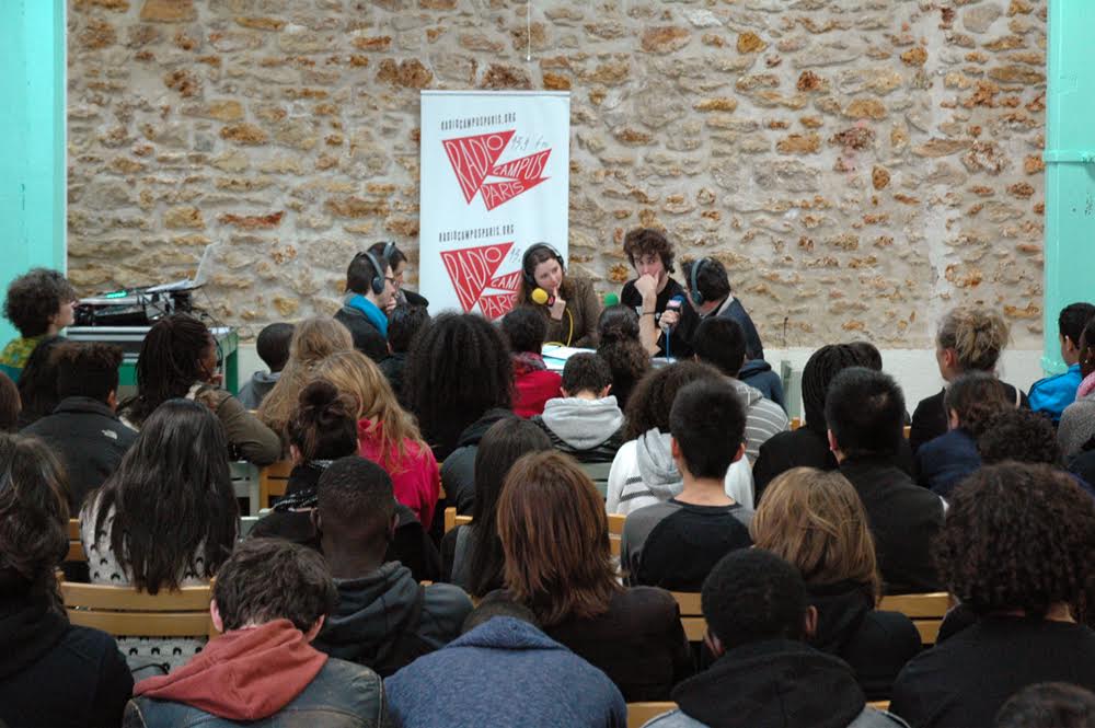 Emission de radio au Lycée - Lycée Corvisart Tolbiac - Paris